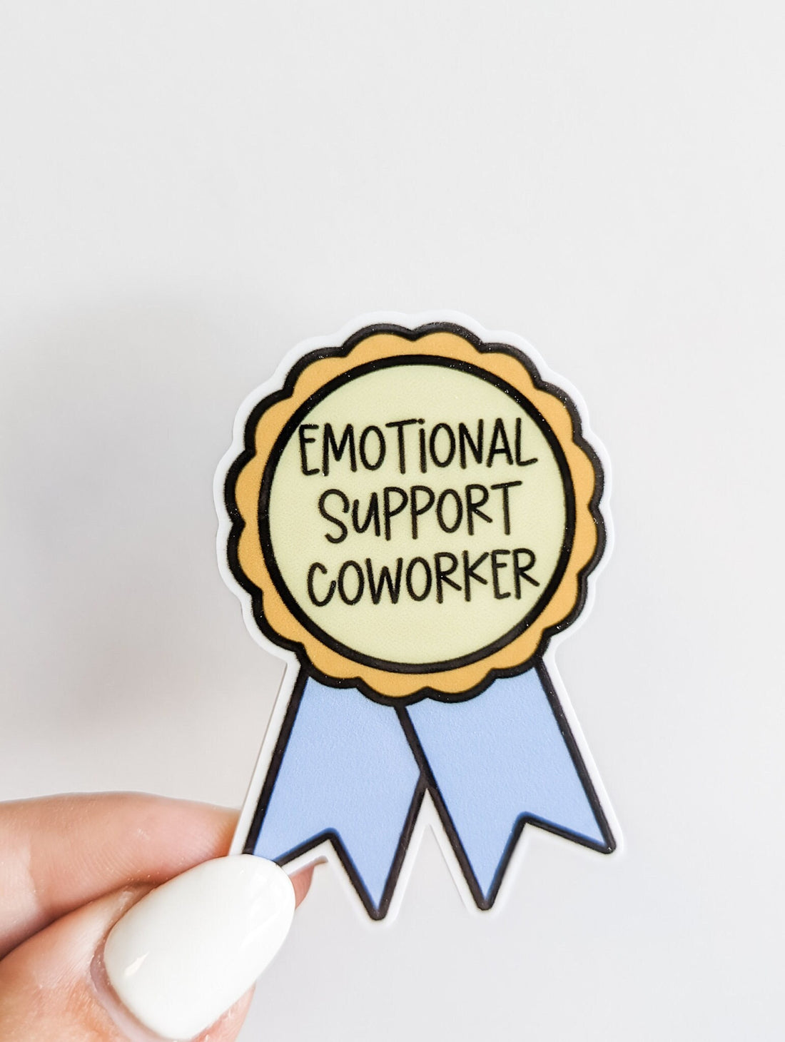 Emotional Support Coworker / PLASTIC Add on / 13B8 – Badge Beauties